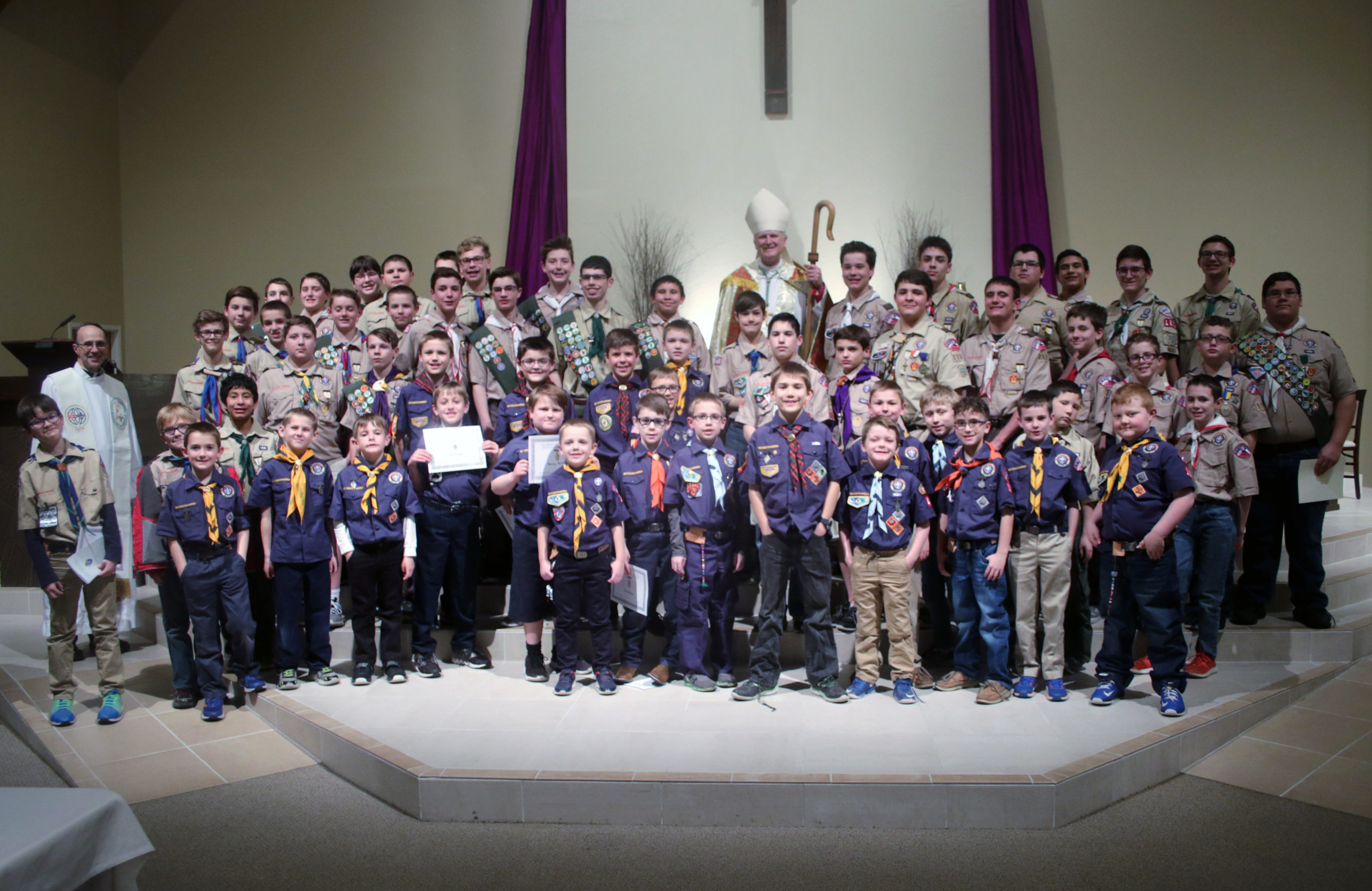 Religious Emblems Ceremony Held by Catholic Committee on Scouting ...